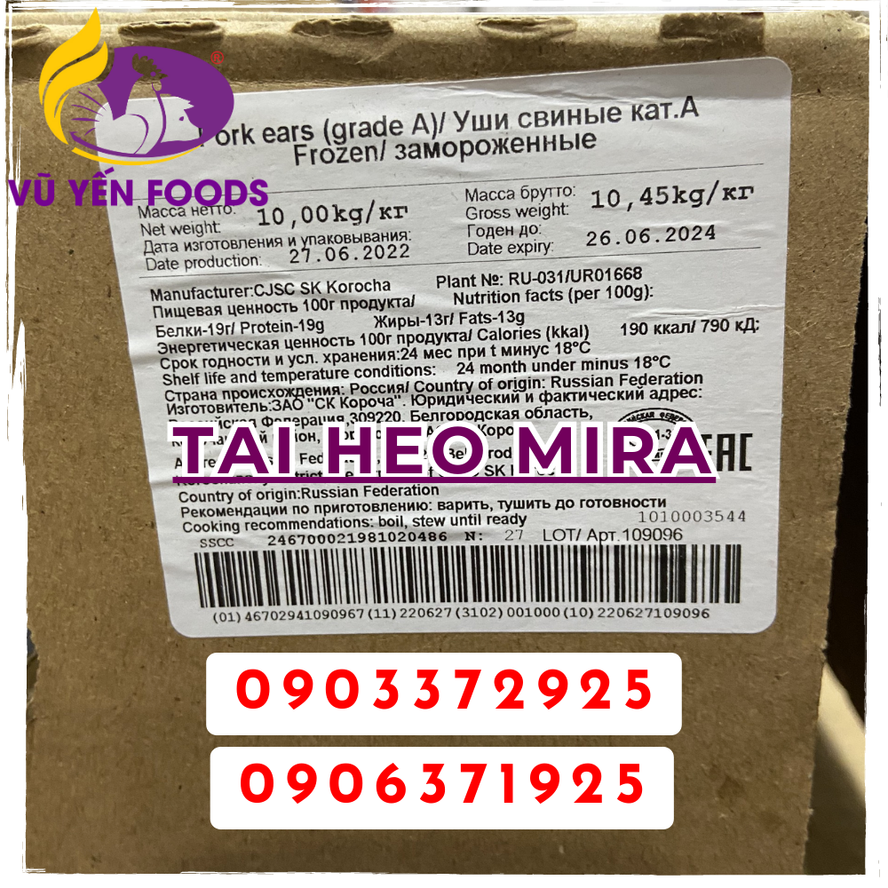 THỰC PHẨM QUỐC TẾ VŨ YẾN